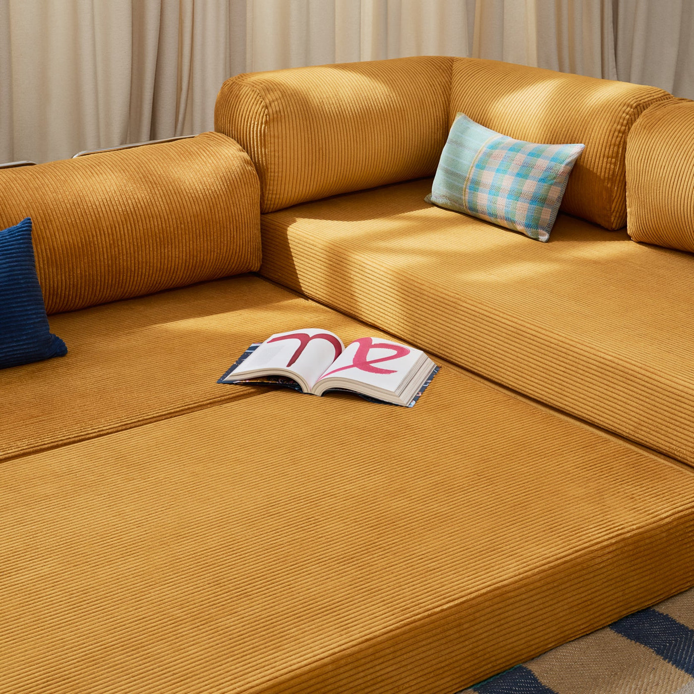 The Original TEDDY CORNER OPEN Sofa from OMHU - Convertible Sleeper ...